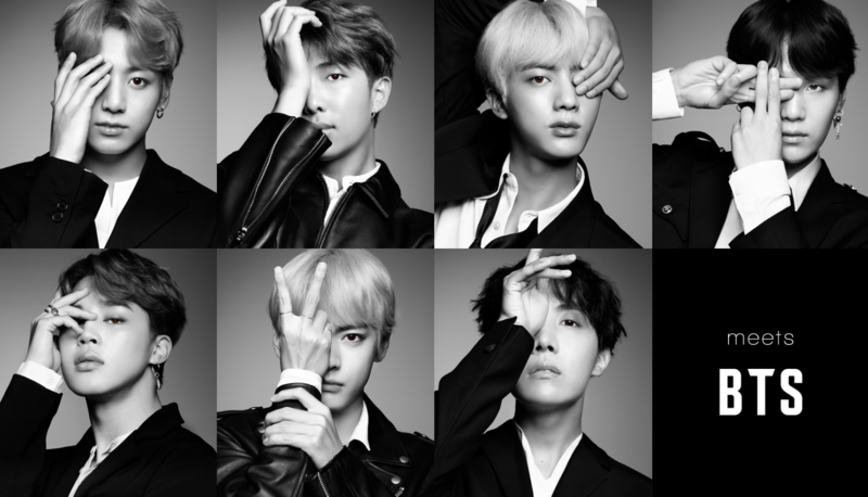 컬러 콘택트 렌즈 PLAY UP 방탄소년단(BTS) 일본광고 | 김타쿠닷컴